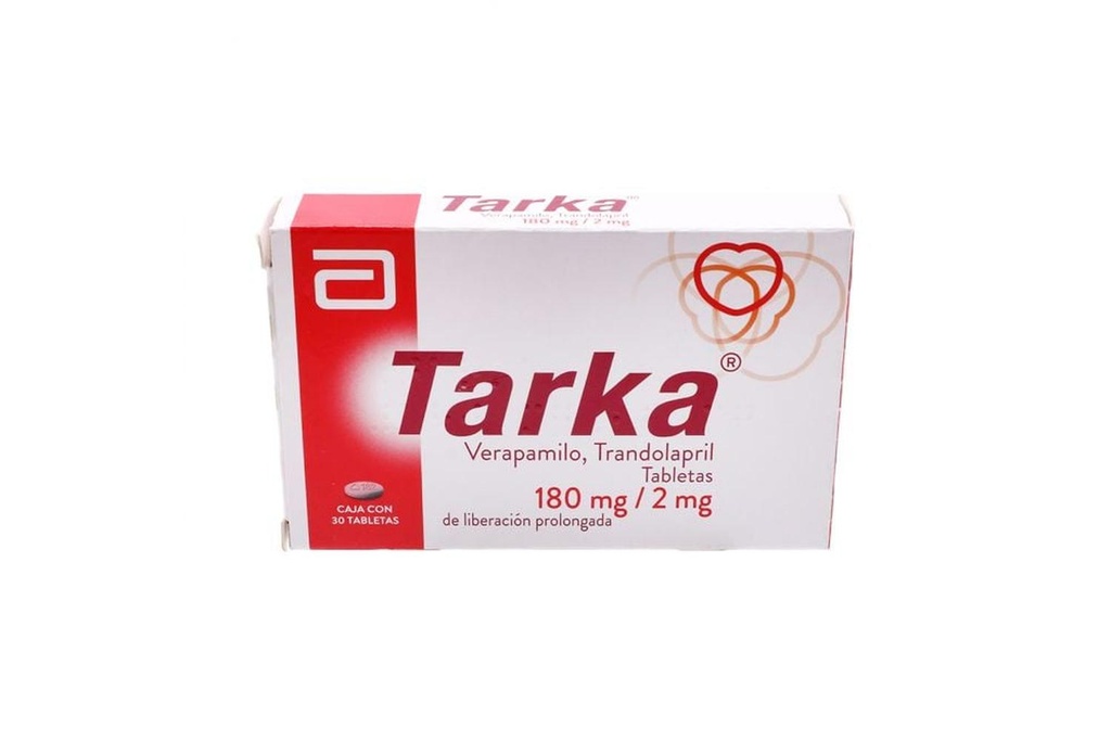 Tarka 180mg/2mg Caja Con 30 Tabletas | Club Presalud